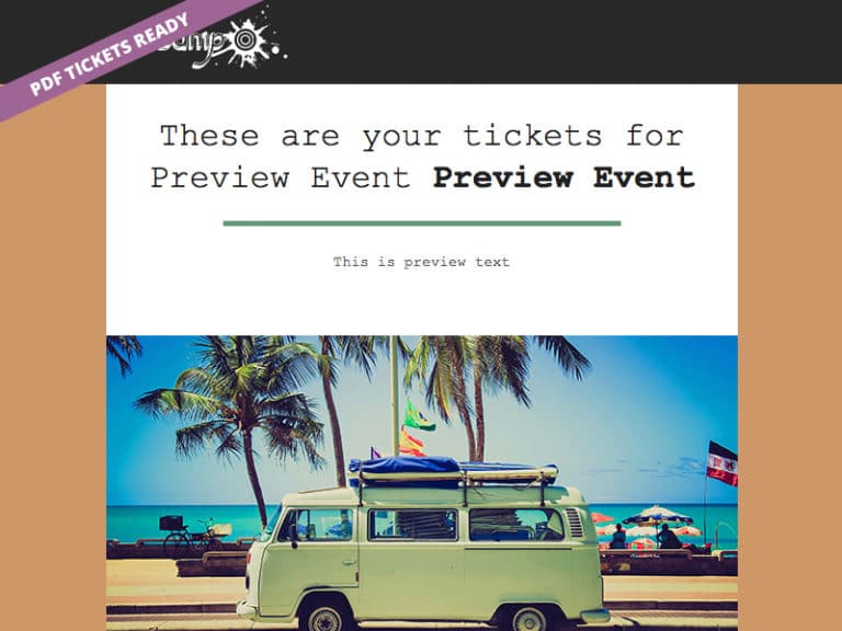 Camp Ticket Theme - FooEvents