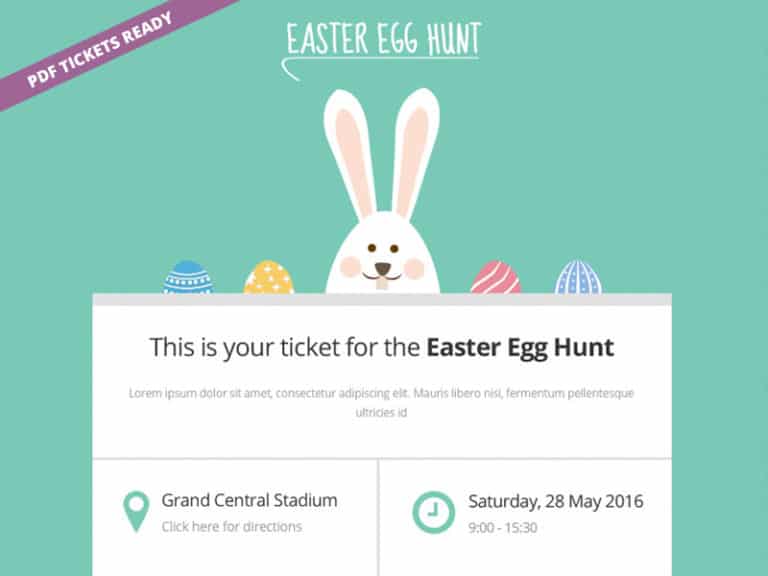 Easter Ticket Theme - FooEvents